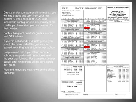 PPT How Do I Read My Transcript PowerPoint Presentation Free Download ID