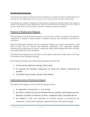 DEPLOYMENT DIAGRAMS Pdf Deployment Diagrams The Deployment Diagram Visualizes The Physical