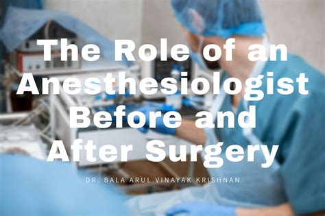 Dr Bala Arul V Krishnan Provides A Brief Overview Of Anesthesiology By Dr Arul Krishnan