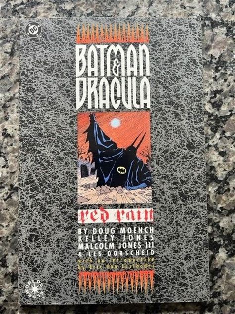 Batman And Dracula Red Rain Graphic Novel 1992 First Edition By Doug