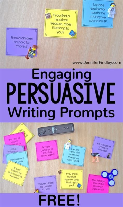 Persuasive Writing Prompt Cards Worksheets 99worksheets