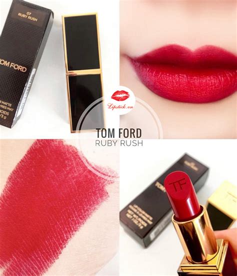 Son Tom Ford Ruby Rush 07 Màu Đỏ Ruby Lipstickvn
