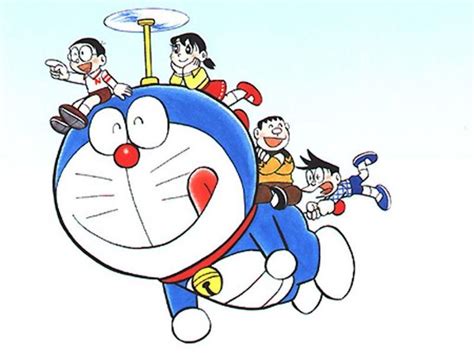 Flying Doraemon High Resolution Wallpaper Free Cartoons Images