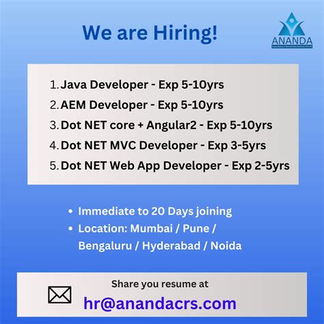 Dotnet Dotnetdeveloper Dotnetjobs Dotnetmvc Dotnetcore Dotnetcoredeveloper Angular Aem