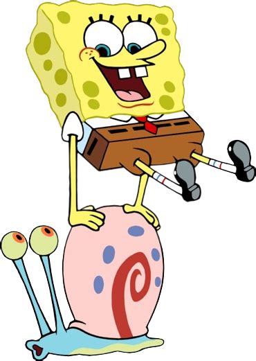 Spongebob Leaping Over Gary Spongebob Squarepants Comic Studio