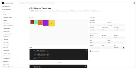 Html And Css Tools Your Ultimate Html And Css Code Generator