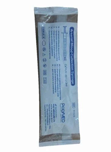 Polymed Disposable Blood Collection Syringe 16 Gauge At ₹ 20piece In