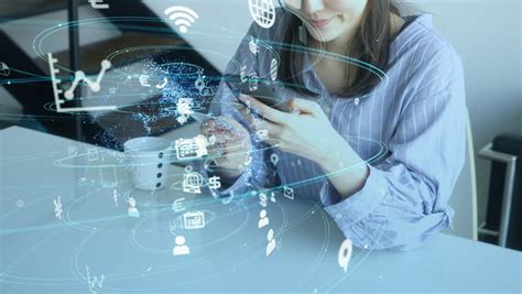 Communication Network Concept Iot Internet Stock Footage Video Royalty Free