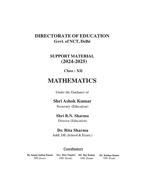 Class12 Math Optimize Pdf Matrix Mathematics Function Mathematics