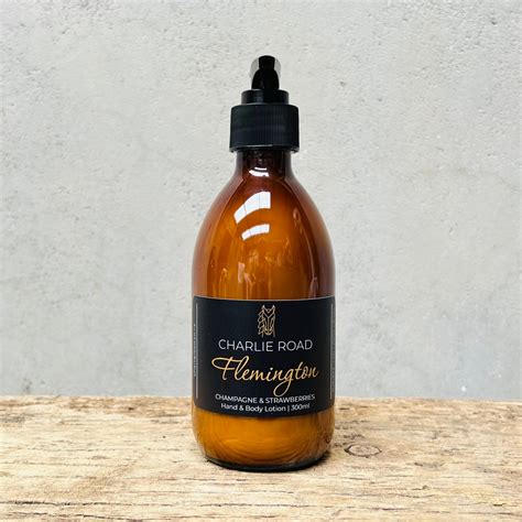 Flemington Champagne And Strawberries Hand And Body Lotion Charlie Road