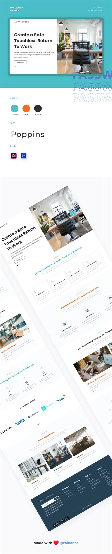 Passwork Web Behance