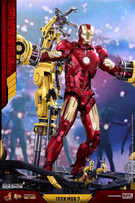 Hot Toys Iron Man 2 Iron Man Mark Iv Diecast Movie Masterpiece With