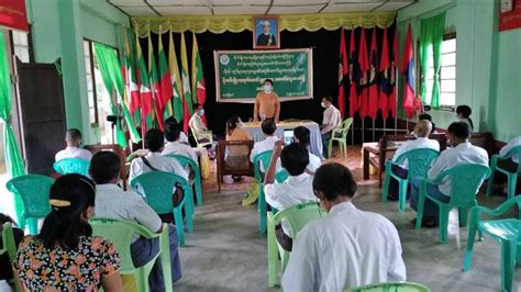 ဖျာပုံမြို့၌ ကိုဗစ် ၁၉ စီးပွားရေးကုစားမှု အစီအစဉ်၏ ထောက်ပံ့မှု Cerp အရ ဆောင်ရွက်သော မိုးစပါး မ