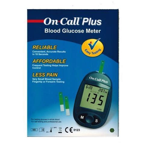 On Call Plus Glucometer With 10 Free Strips From Acon Usa Bd