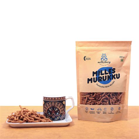 Millesbury Millet Murukku Gluten Free Diabetic Friendly