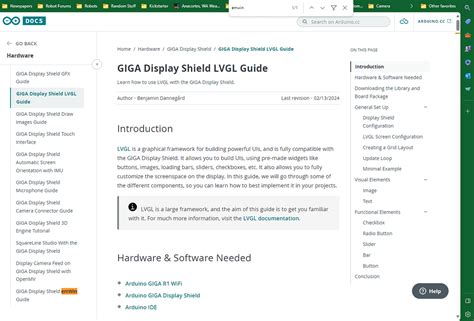 Arduino Giga R1 And Arduino Gift Display Lvgl H Comp Error GIGA Display Shield Arduino Forum