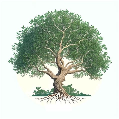 Premium Vector Banyan Tree