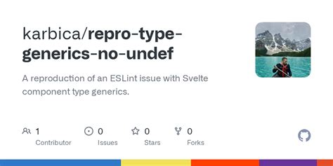 Github Karbicarepro Type Generics No Undef A Reproduction Of An