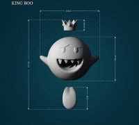 Mario King Boo 3d Models To Print Yeggi