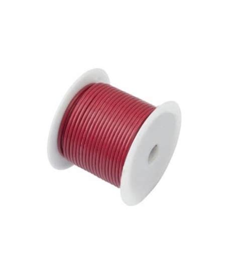 Red Marine Grade Tinned Wire 12 Gauge Per Foot Mariner Sails