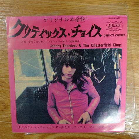Johnny Thunders And The Chesterfgeld メルカリ
