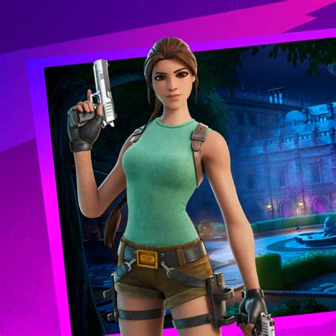 600x600 Resolution Fortnite Lara Croft Manor 600x600 Resolution