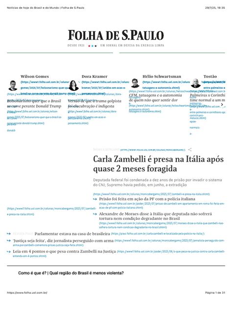 Carla Zambelli é Presa Na Itália Pdf Brasil
