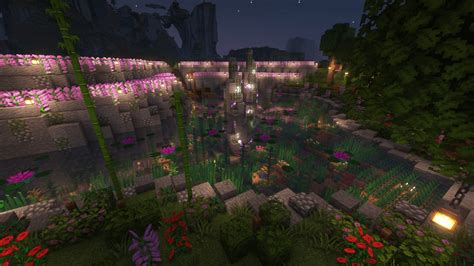 pleasant big lake with and without complementary shaders v4 5 r minecraft