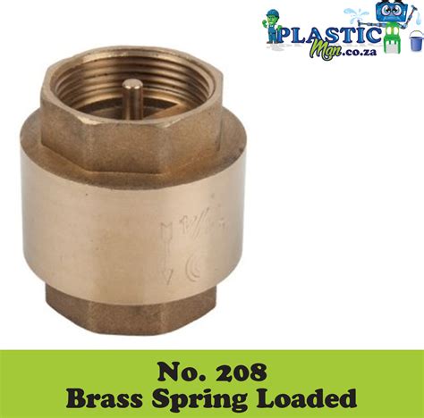 No208 Brass Spring Loaded Valve Plasticman