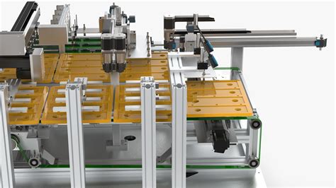 Automatic Battery Cover Assembly And Testing Machine 3d Model Cgtrader