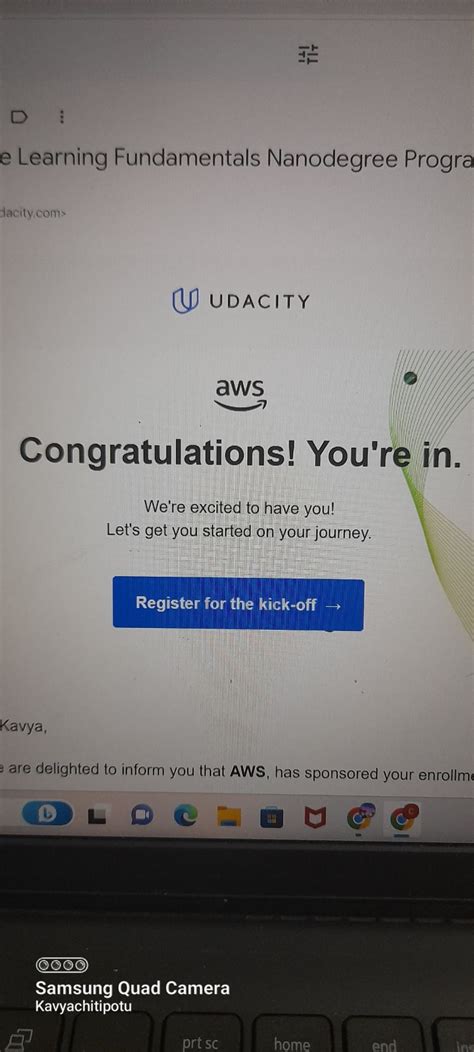 Kavya Chitipotu On Linkedin Aws Udacity Ai