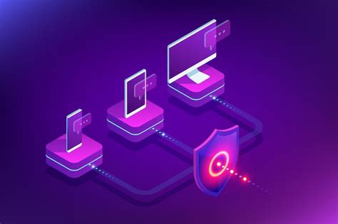 Premium Vector Isometric Protection Network Security And Safe Your