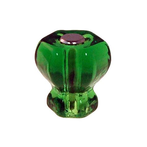 Glass Hexagonal Knobs Multiple Colors Bm5201