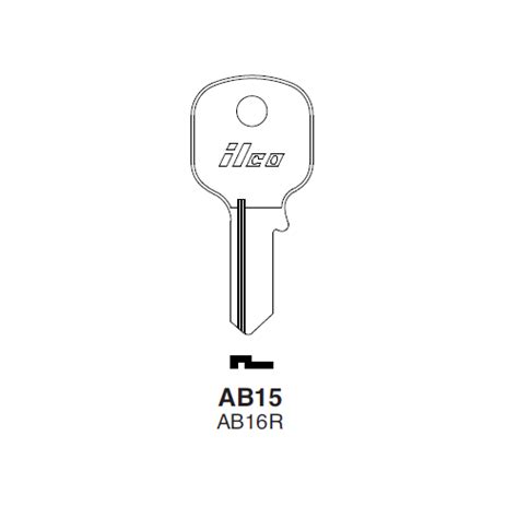 International Ilco Ab15 Key Blank Abus