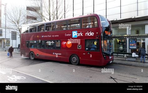 A Stagecoach Bus Operating The Park And Ride Route Exeter City Centre