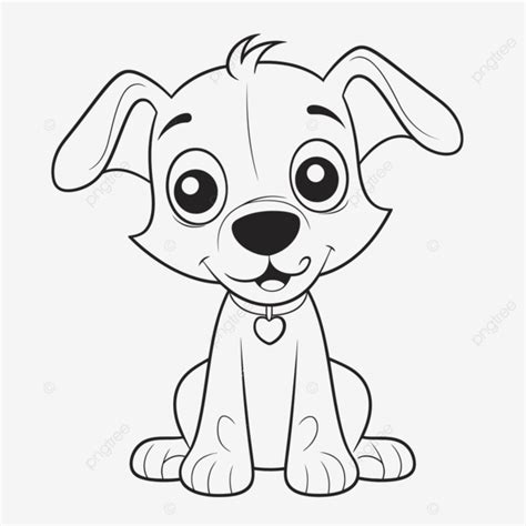 Perro Para Colorear