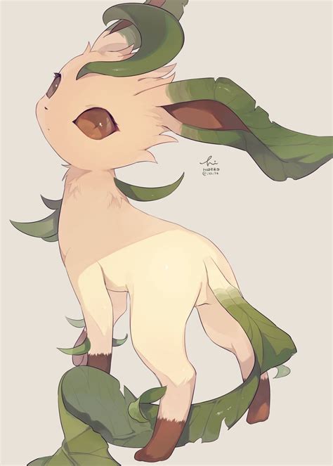 Leafeon Pokemon Drawn By Hidekol33l3b Danbooru