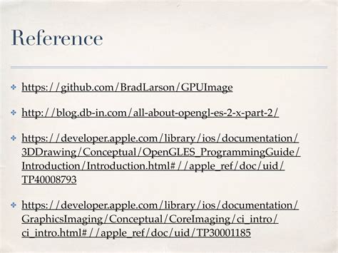 Ios Gpuimage Introduction Ppt