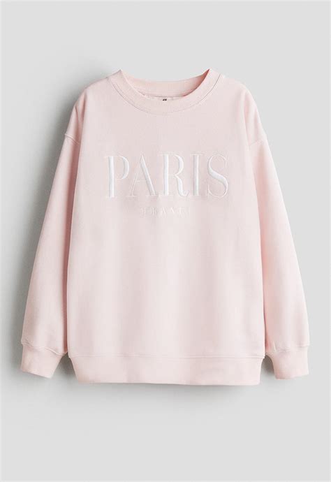 Printed Sweatshirt Light Pinkparis 1296990010