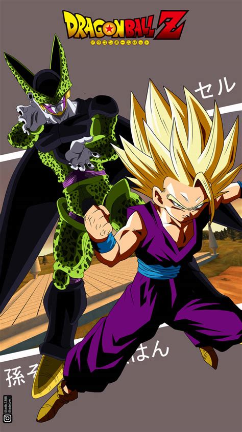 Cell And Gohan By Adb3388 On Deviantart