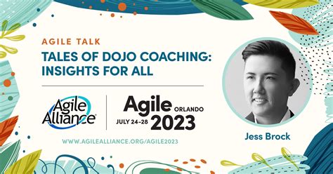 Agile Alliance On Twitter Tales Of Dojo Coaching Insights For All” W Jess Brock Is Just