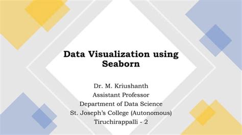 Seaborn For Data Visualization Using Pythonpptx