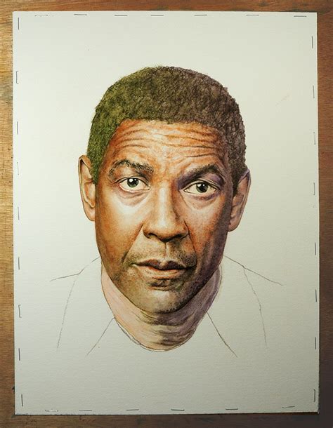 Michael Mcdevitt On Linkedin Denzel Watercolor Progress