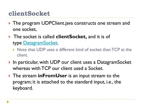 Ppt Udp Client Server Powerpoint Presentation Free Download Id