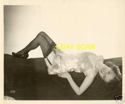 Orig 1930s Busty Leggy Stockings Pin Up Girl Still 3 36906229