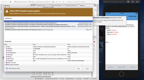 Bug Bindablelayout Does Not Marshal Observablecollection