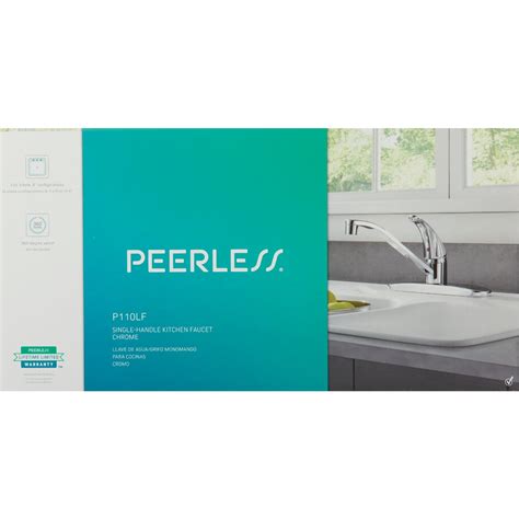 Peerless Core Series 1 Handle Lever Kitchen Faucet With Chrome Finish