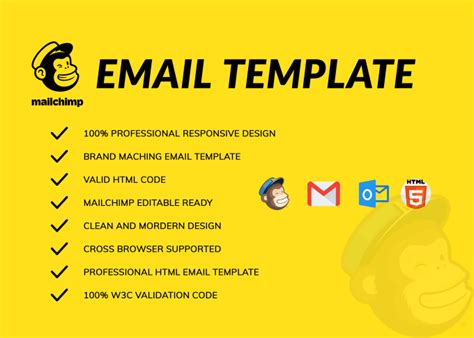 Design Professional Html Mailchimp Email Template By Kayedsha Fiverr