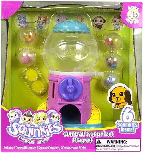 Squinkies Surprize Inside Gumball Surprize Pencil Topper Playset