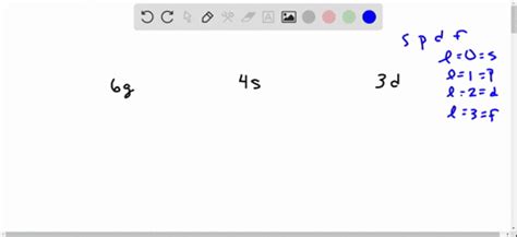 SOLVED For Each Of The Following Sublevels Give The N And L Values And The Number Of Orbitals